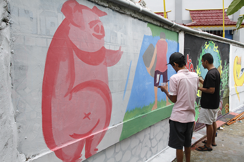 Catatan Visual Singkawang Mural Competition 2019 – Mysingkawang